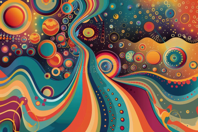 Abstract Dreamscapes. Psychedelic Wallpapers with High Level of Detail ...