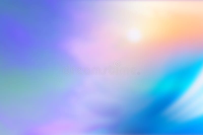 Abstract Dreamy Color Gradient Background Stock Illustration ...