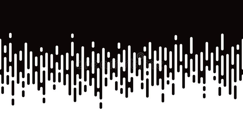 Abstract Dripping Background Rounded Lines. Black Liquid Ink Falling ...