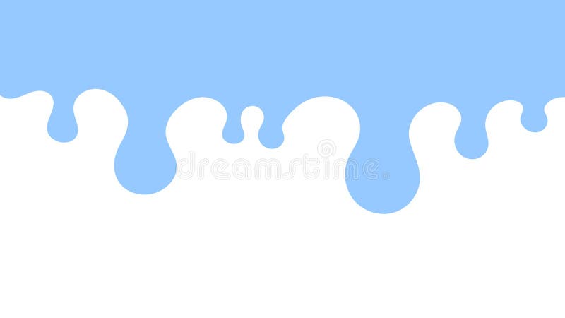 Abstract Dripping Blue Paint Pattern on a White Background, Suitable ...