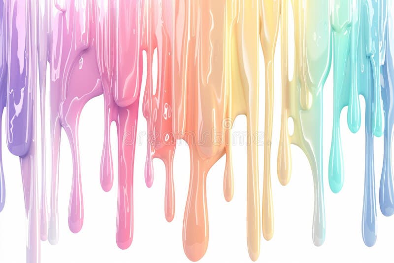Abstract Dripping Paint stock illustration. Illustration of liquid ...