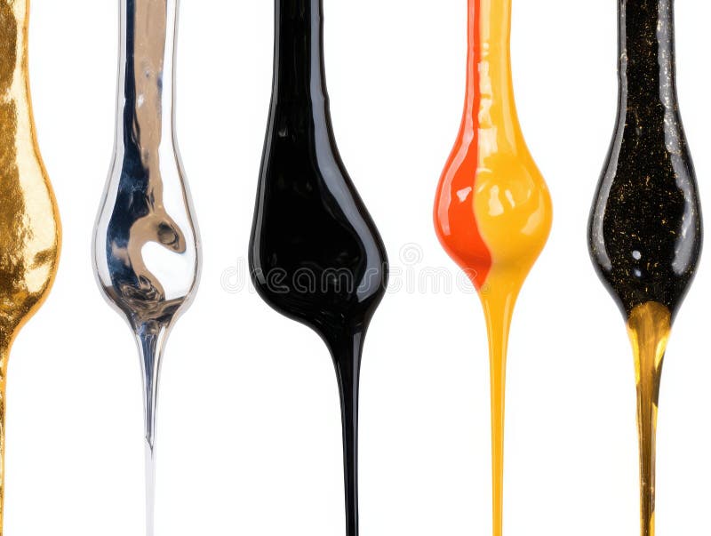 Abstract Dripping Paint Colors - a Stunning Visual Display Stock ...