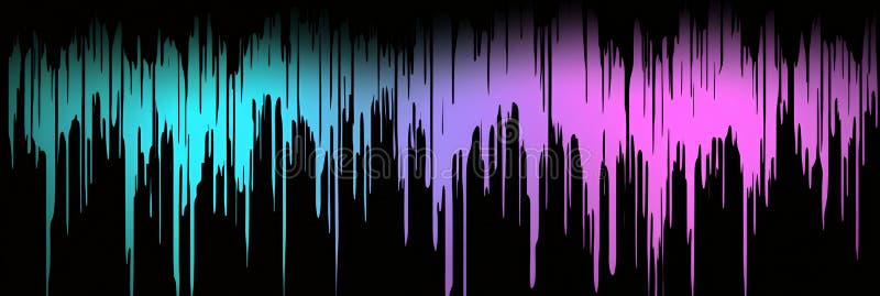 Abstract Dripping Paint Texture Background Teal Purple Pink Black Stock ...
