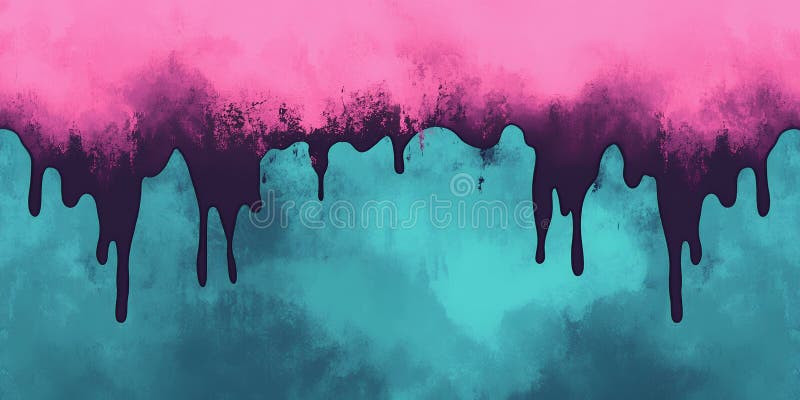 Abstract Dripping Paint Texture Pink Teal Purple Background Stock ...