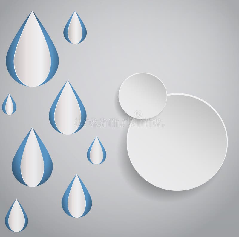 Abstract Drop and Circle Design Eps 10 Stock Vector - Illustration of ...