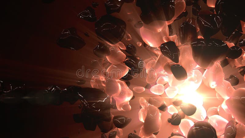 Abstract droplet particles stock illustration. Illustration of flexible ...