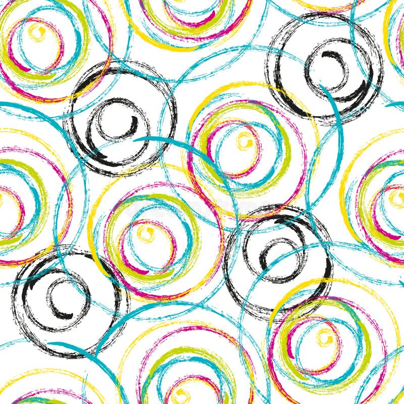 Abstract Pattern With Colorful Swirls Stock Vector - Illustration of ... Abstract Pattern With Colorful Swirls Stock Vector - Illustration of ...
