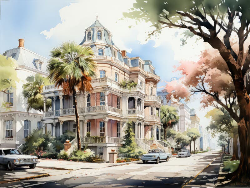 Abstract Dry Watercolor Beautiful Modern Digital Artwork Stock ...