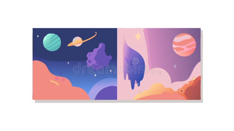 Dual Space Scenes Stock Illustrations – 8 Dual Space Scenes Stock ...
