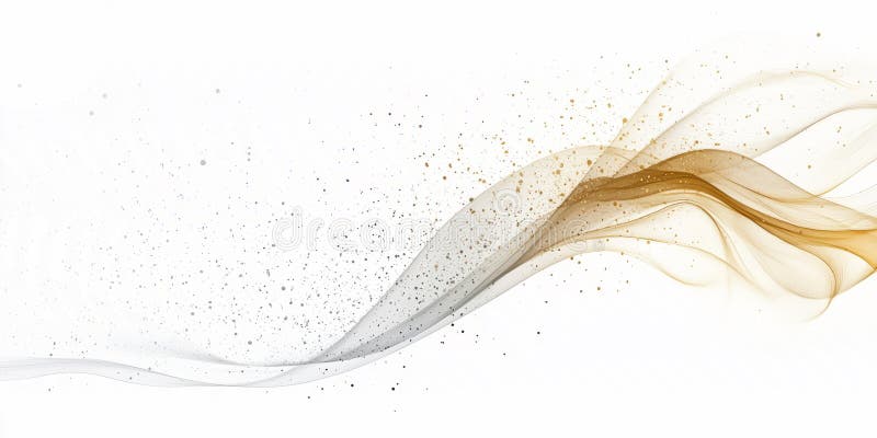 Abstract Dust Devil with Scratches on a White Background. Stock Image ...