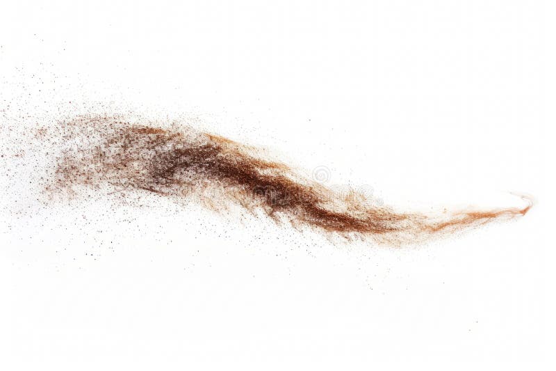 Abstract Dust Devil with Scratches on a White Background. Stock Image ...