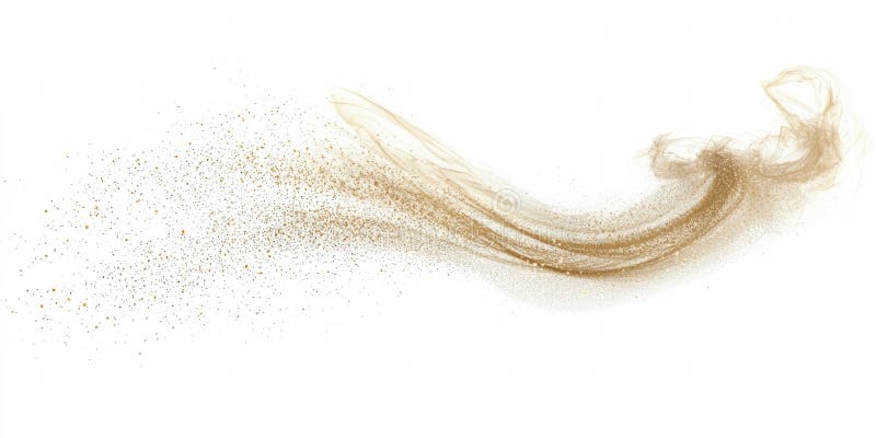 Abstract Dust Devil with Scratches on a White Background. Stock Image ...