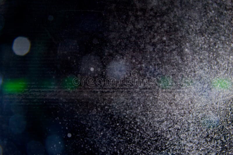 Abstract Dust Explosion and Flash with Illumination on a Black ...