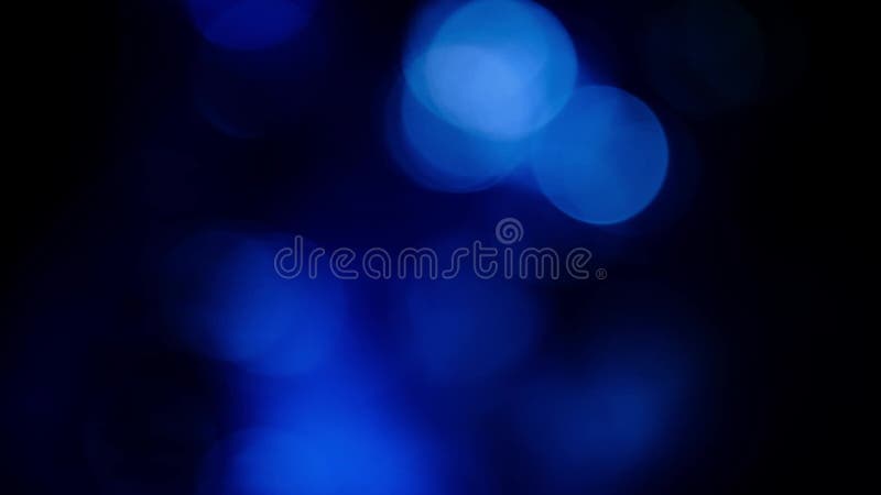 Blue Particles. Background Bokeh Blur Stock Footage - Video of ...