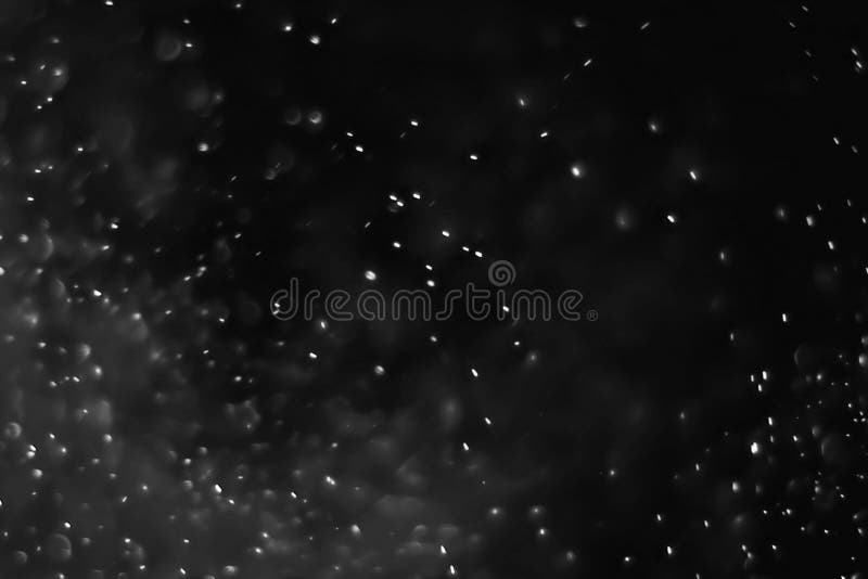 Abstract Dust Particles on Dark Background Stock Photo - Image of ...