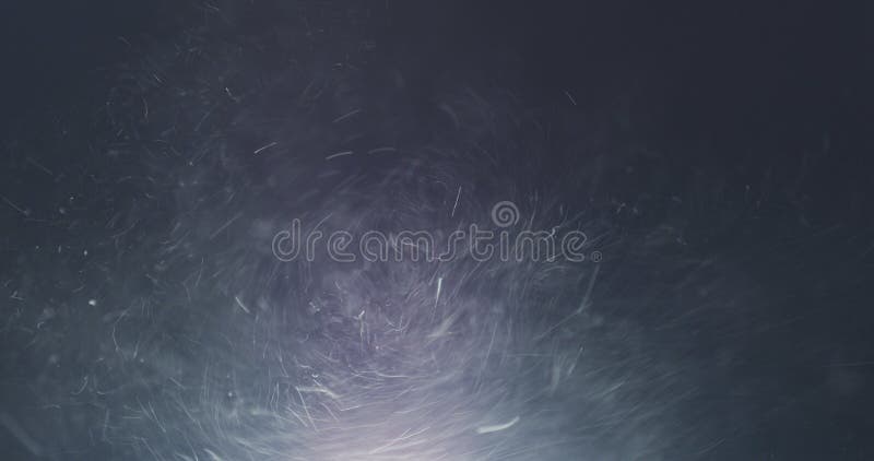 Abstract Dust Particles Fast Moving Over Black Background Stock Photo ...