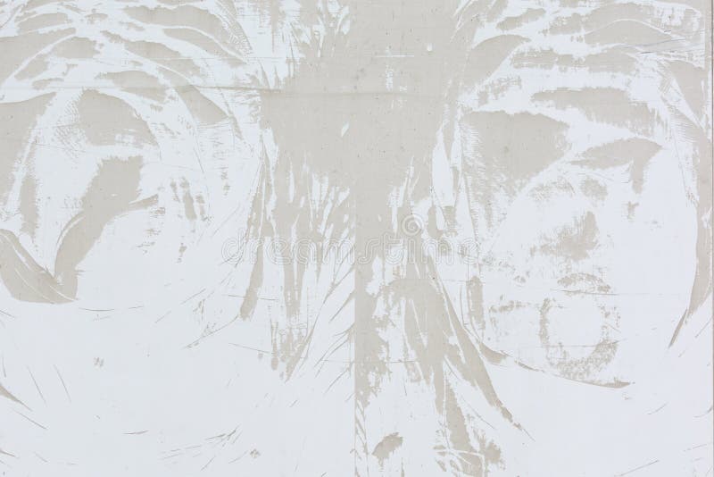 Abstract Dust Pattern, on a Pale Gray Wall. Blank Background. Stock ...