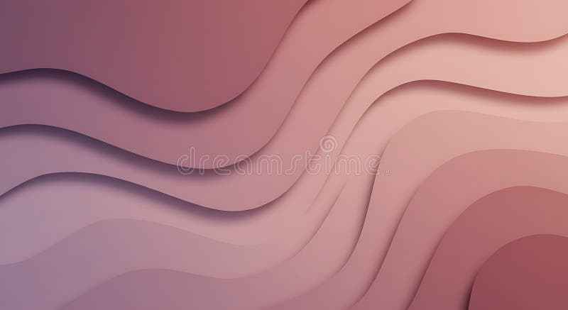 Abstract Dusty Rose Wave Background: AI-Generated Paper Cut Design ...