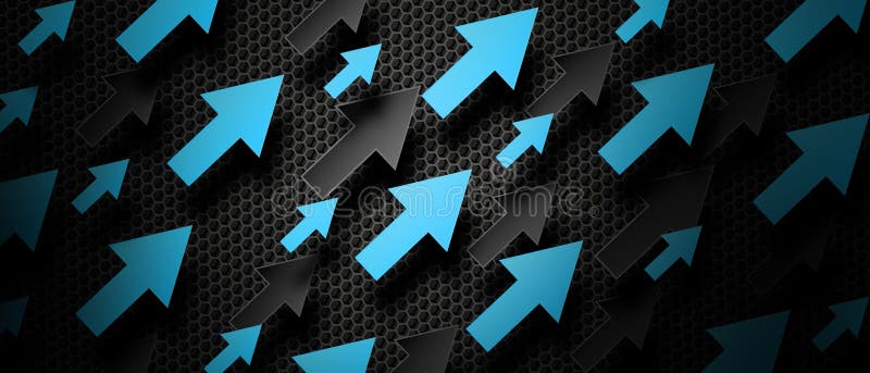Abstract Dynamic Blue , Black Arrows Gradient Color Diagonal Stripes ...