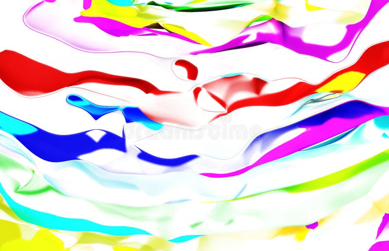 Abstract Dynamic Color Flow Wallpaper Stock Illustration - Illustration ...