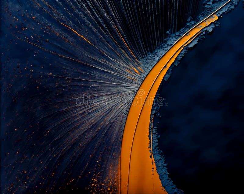 Abstract Dynamic Dispersion Effect Background for Texture. Blue and ...