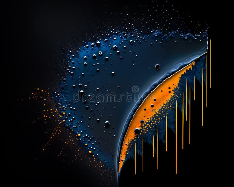 Abstract Dynamic Dispersion Effect Background for Texture. Blue and ...