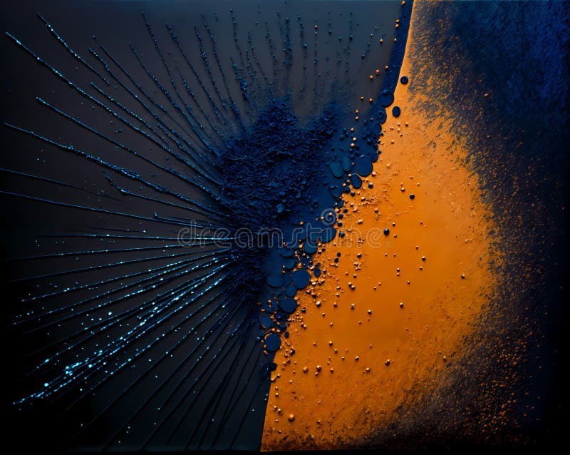 Abstract Dynamic Dispersion Effect Background for Texture. Blue and ...