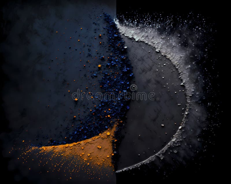 Abstract Dynamic Dispersion Effect Background for Texture. Blue and ...