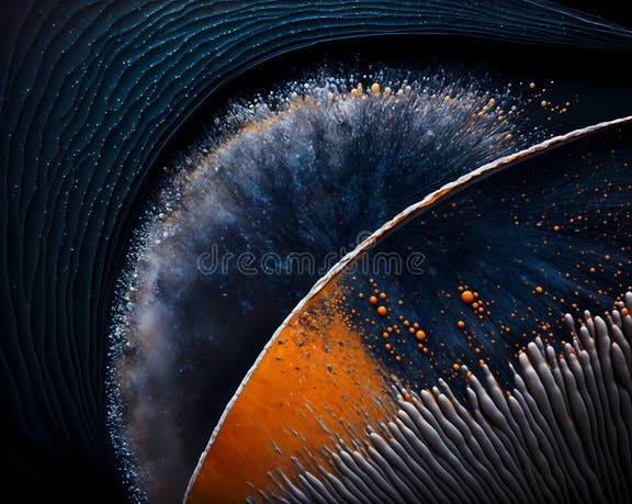 Abstract Dynamic Dispersion Effect Background for Texture. Blue and ...