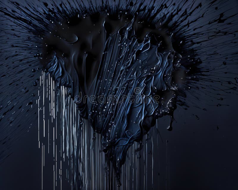 Abstract Dynamic Dispersion Effect Background for Texture. Blue ...