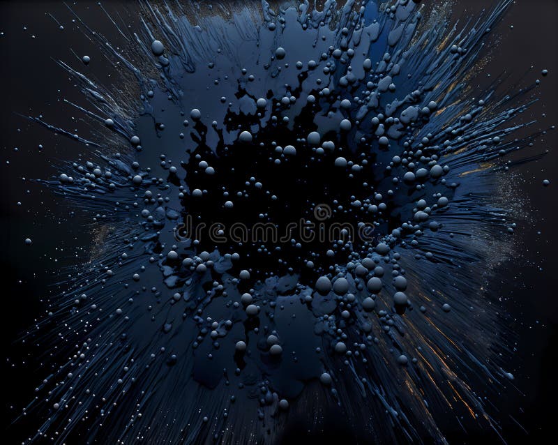 Abstract Dynamic Dispersion Effect Background for Texture. Blue ...