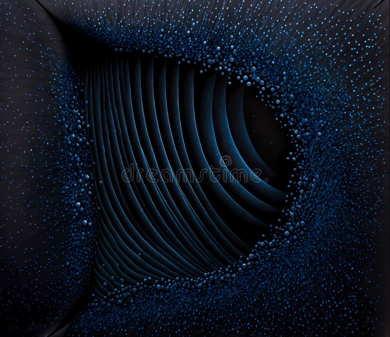 Abstract Dynamic Dispersion Effect Background for Texture. Blue ...