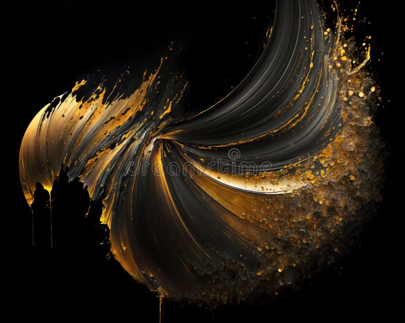 Abstract Dynamic Dispersion Effect Background for Texture. Golden ...