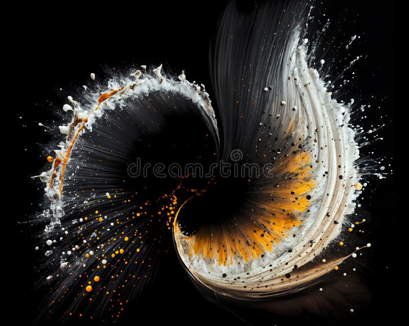 Abstract Dynamic Dispersion Effect Background for Texture. White and ...