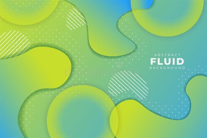 Abstract Dynamic Fluid Shape Gradient Background Blue and Yellow with ...
