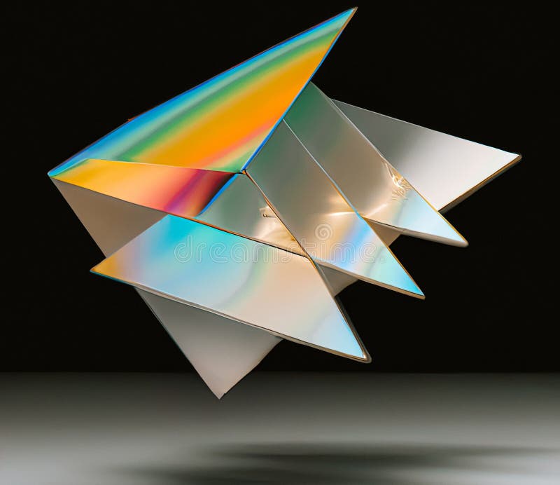 Abstract Dynamic Geometric Figure Art Design Stock Illustration ...