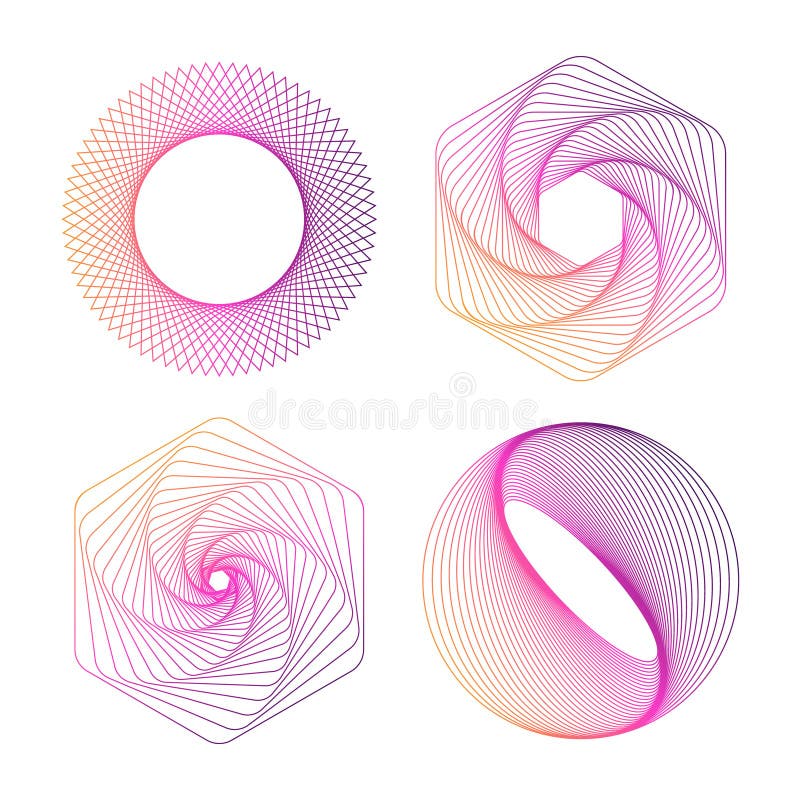 Abstract Dynamic Geometric Shapes Collection. Stock Vector ... Abstract Dynamic Geometric Shapes Collection. Stock Vector ...