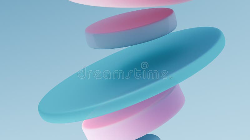 Abstract Dynamic Geometry Circle Shape Backgroun Stock Illustration ...