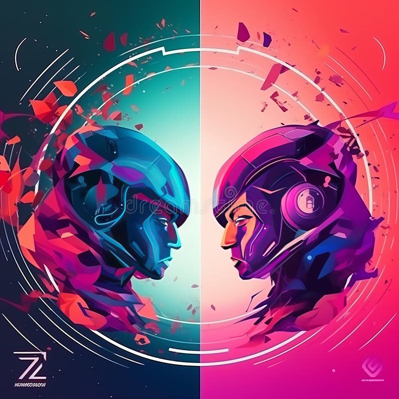 Abstract Dynamic Graphics Template for Team a Versus Team B Sport Event ...