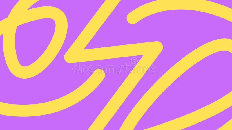 Abstract Dynamic Line Background Yellow and Purple Stock Illustration ...