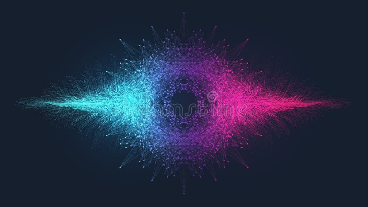 Digital Streaming Wave Flow Plexus Vector Stock Illustrations – 30 ...