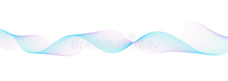Abstract Dynamic Music Wave. Technology Background. Vector Sound Wave ...