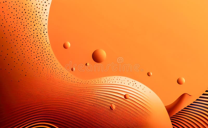 Abstract Dynamic Orange Background with Gradient. Generative AI Stock ...