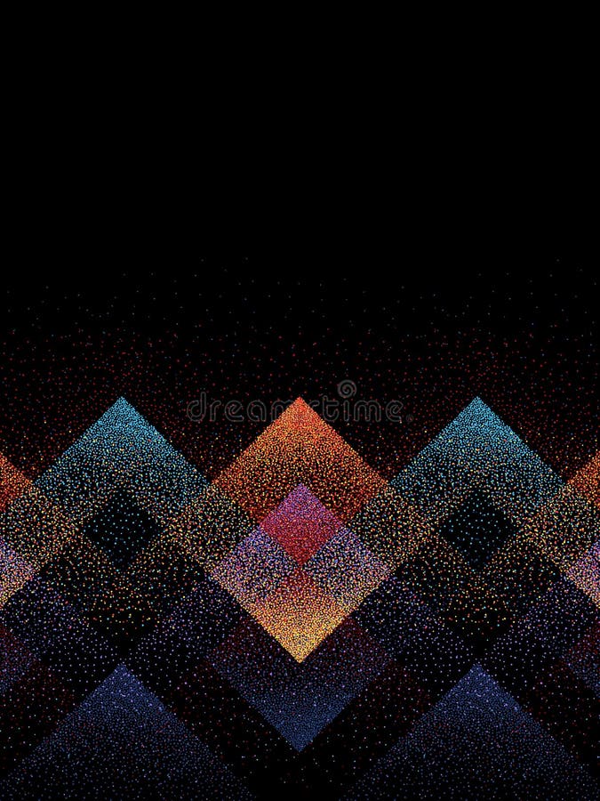 Abstract Dynamic Pattern. Multicolor Motion Geometric Shapes ...