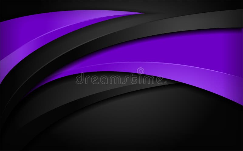 Abstract Dynamic Purple and Black Combination Background Design Stock ...