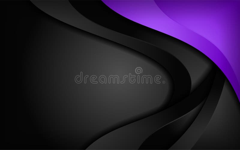 Abstract Dynamic Purple and Black Combination Background Design Stock ...