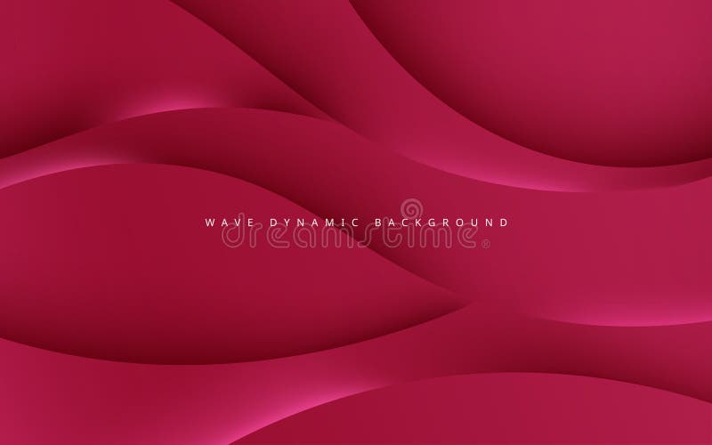 Abstract Dynamic Red Color Wavy Dimesion Layers Background. Stock ...