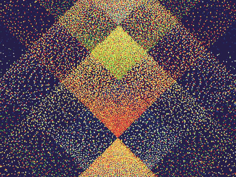 Abstract Dynamic Seamless Pattern Stock Image - Illustration of modern ...