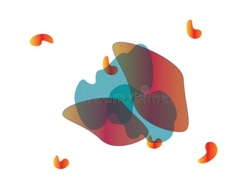 Abstract Dynamic Shapes Vector Design Stock Vector - Illustration of ...