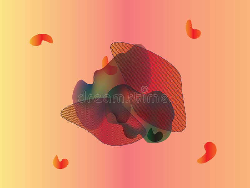 Abstract Dynamic Shapes Vector Design Stock Vector - Illustration of ...